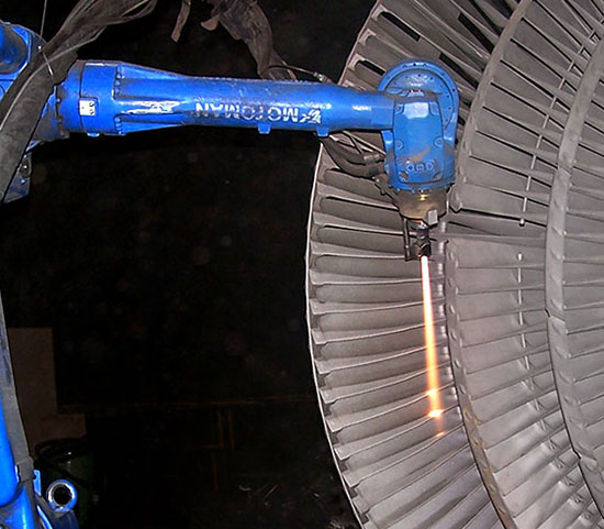 Thermal spray chillers, thermal spray chilling, ARC chillers, HOVF chillers